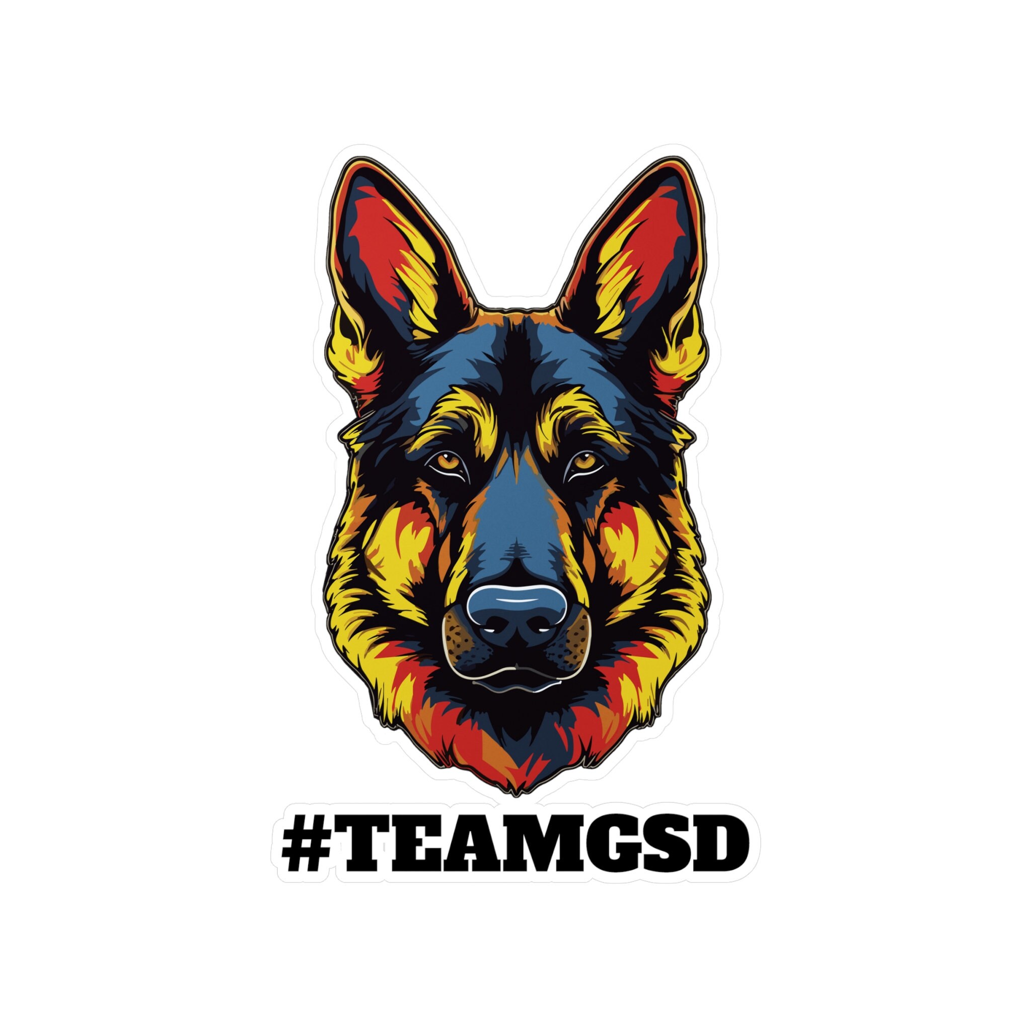 Teamgsd German Shepherd, Custom, Personalized, Vinyl Decals, GSD, IPO ...