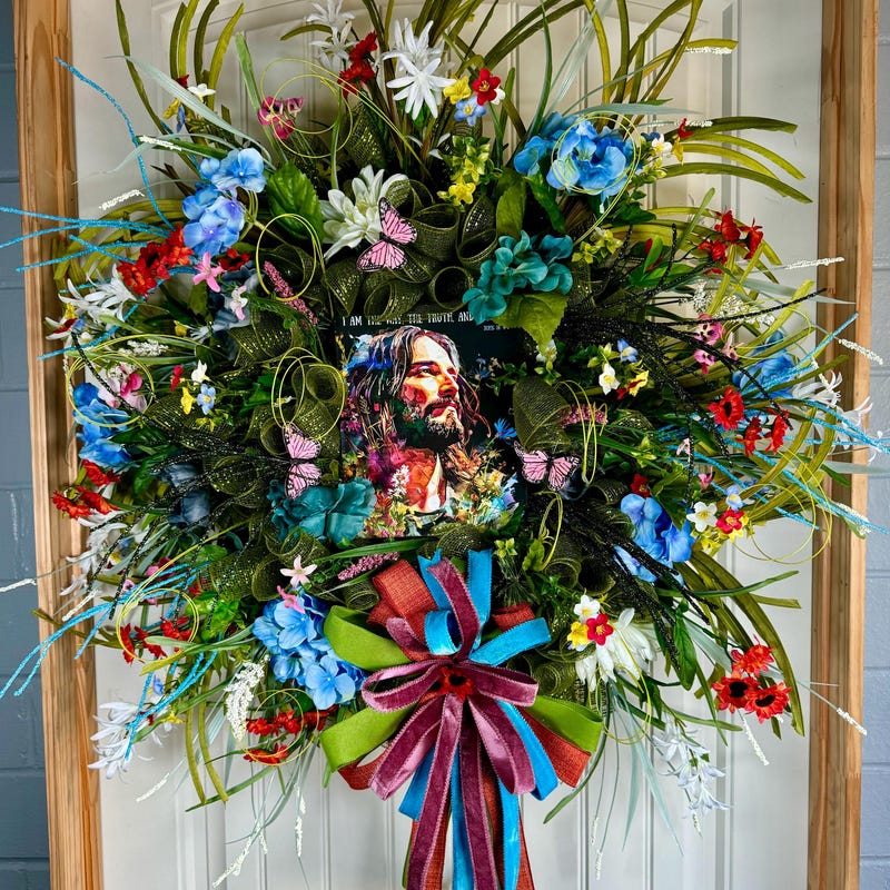 Religious Door Decor - Etsy