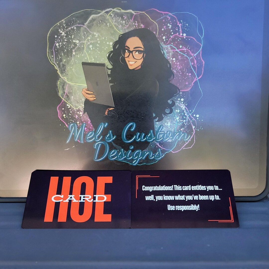 Hoe Card - Aluminum Gag Card – Funny Adult Humor | 3.4"x2.1" Novelty ...