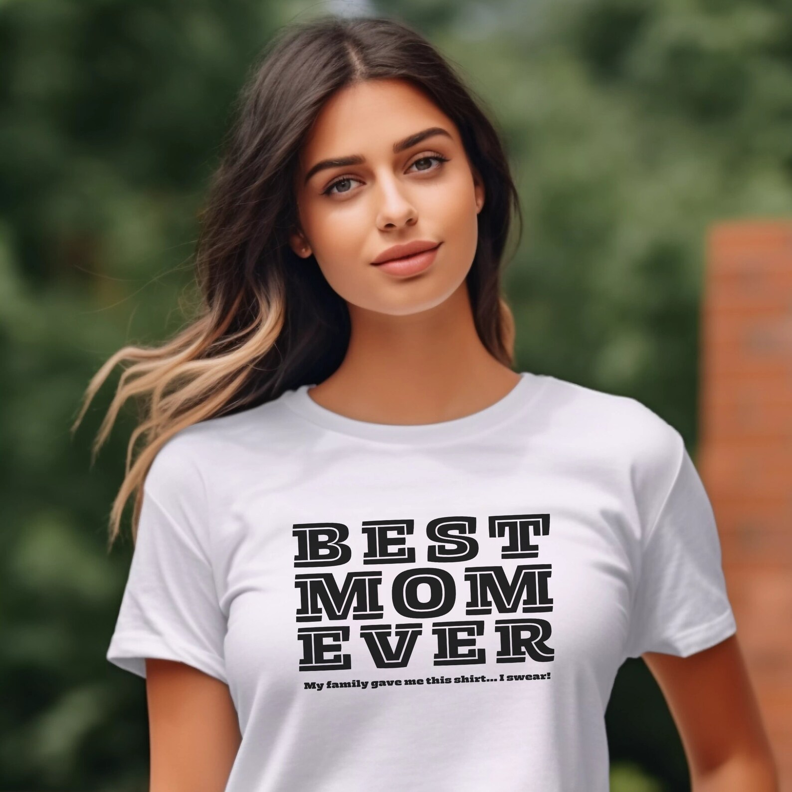BEST MOM EVER Shirt, Cute Mom Tee, Funny T-shirt for Mom, Mother's Day ...
