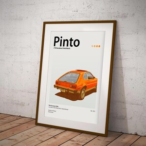 1979 Ford Pinto Poster – Vintage 70s Car Wall Art, Retro Auto Print - Etsy