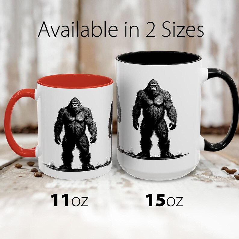 Bigfoot Mug, Sasquatch Mug, Yeti Mug, Bigfoot Gifts, Bigfoot Coffee Mug, Sasquatch Coffee Mug ...