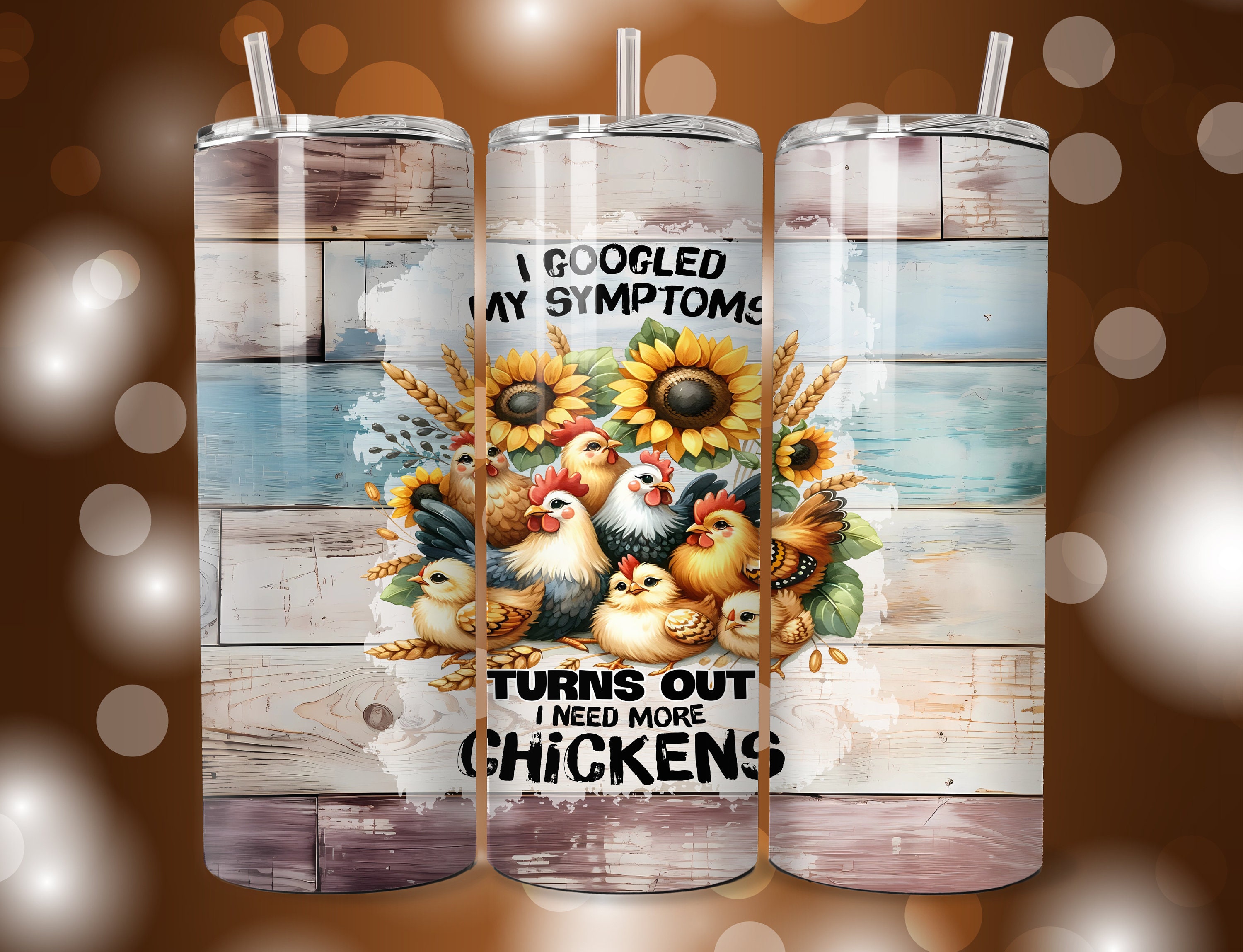 I Need More Chickens Tumbler Wrap,20oz Skinny Tumbler Sublimation ...