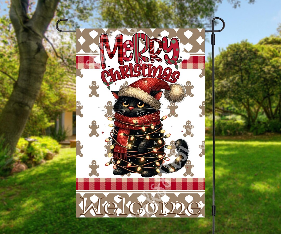 Christmas Garden Flag PNG Download,flag Sublimation Design,garden Flag ...