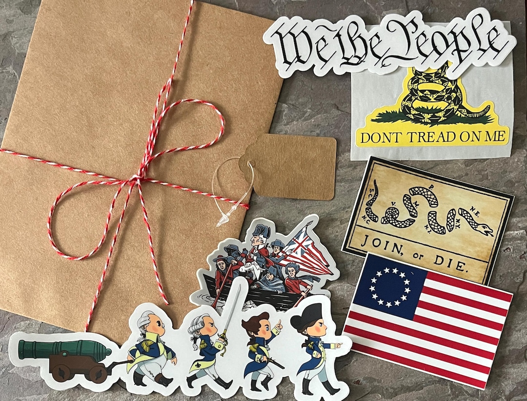 American Revolution Sticker Pack - Etsy