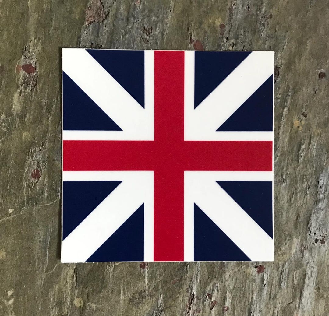 British Flag 1776 Indoor/outdoor Sticker - Etsy
