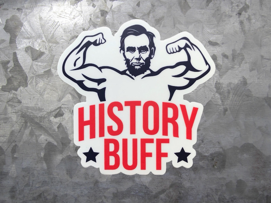 History Buff Sticker - Etsy