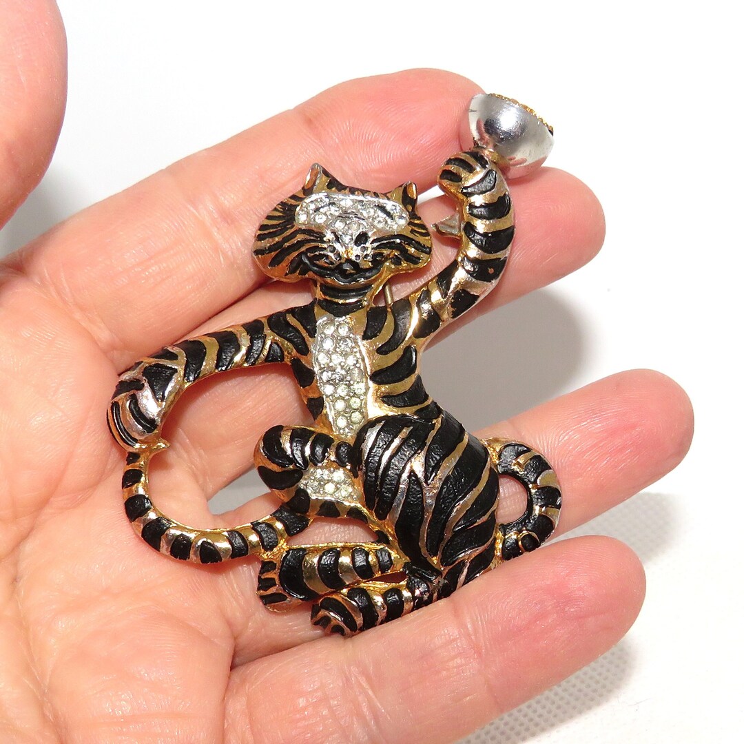 Silson Drunken Tiger Fur Clip With Vinaigrette Wine Glass - Etsy