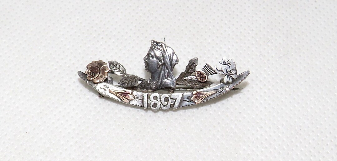 Queen Victoria Diamond Jubilee Pin - Etsy