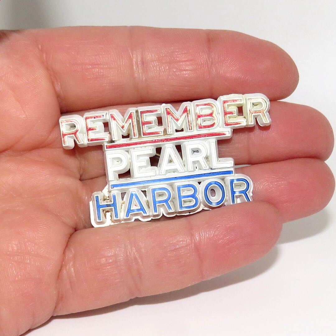 WWII Homefront Remember Pearl Harbor Pin - Etsy