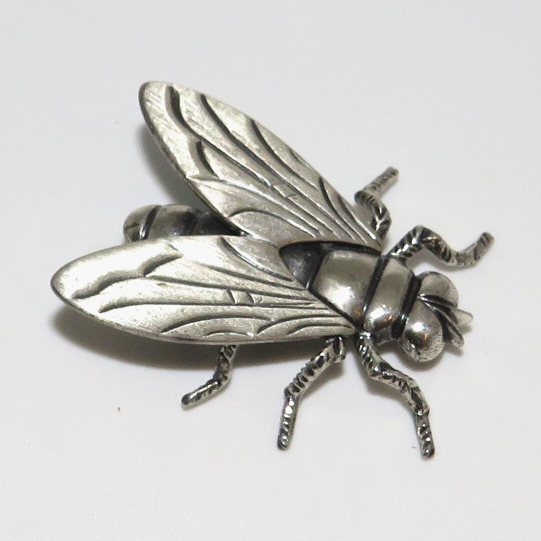 1950's Beau Sterling Fly Pin - Etsy