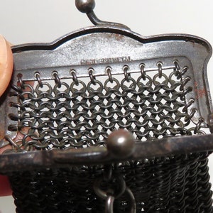 Antique Tiny Gunmetal Mesh Purse - Etsy