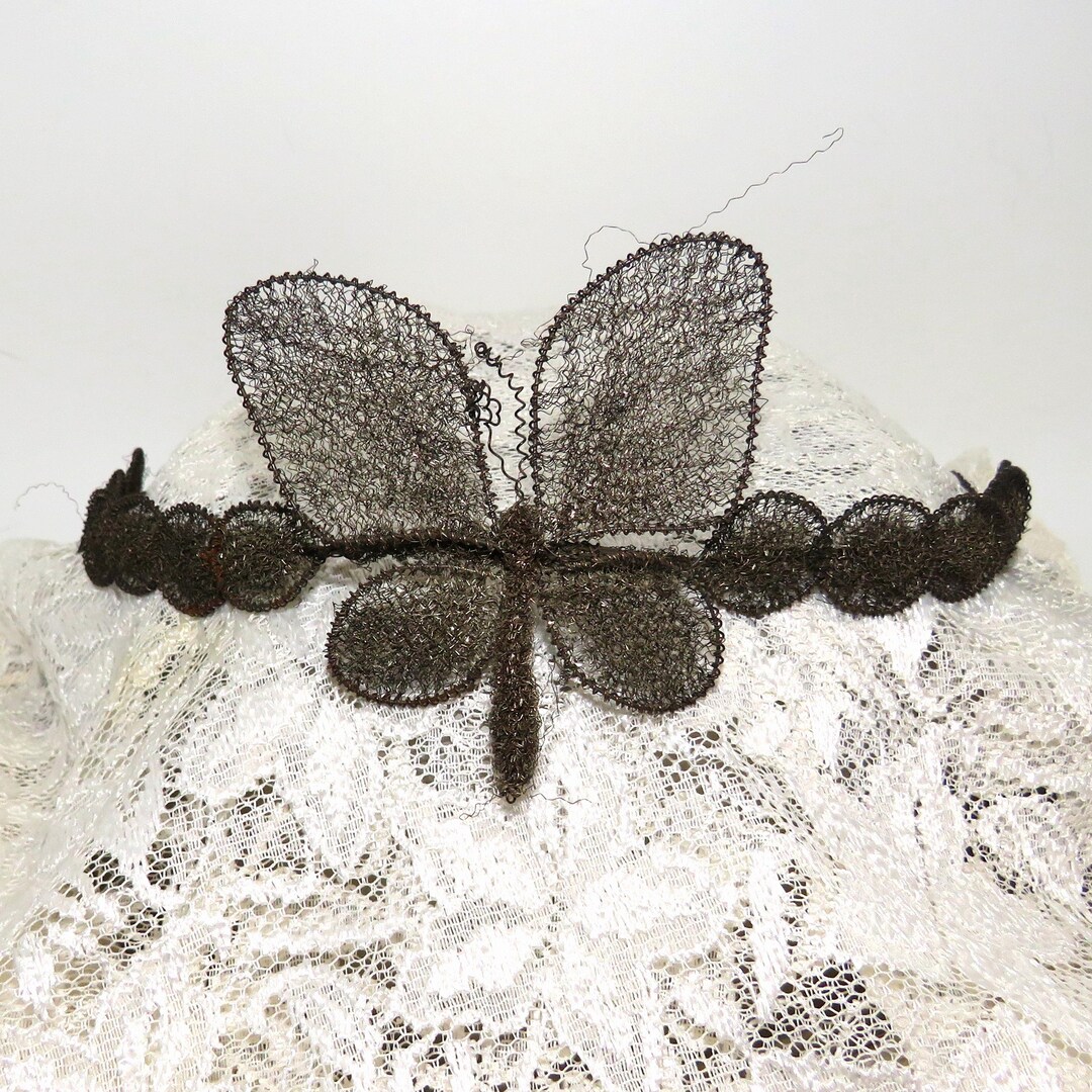 Late Victorian Wire Work Butterfly Tiara or Head Ornament - Etsy