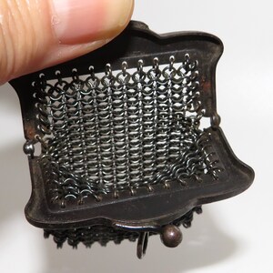 Antique Tiny Gunmetal Mesh Purse - Etsy