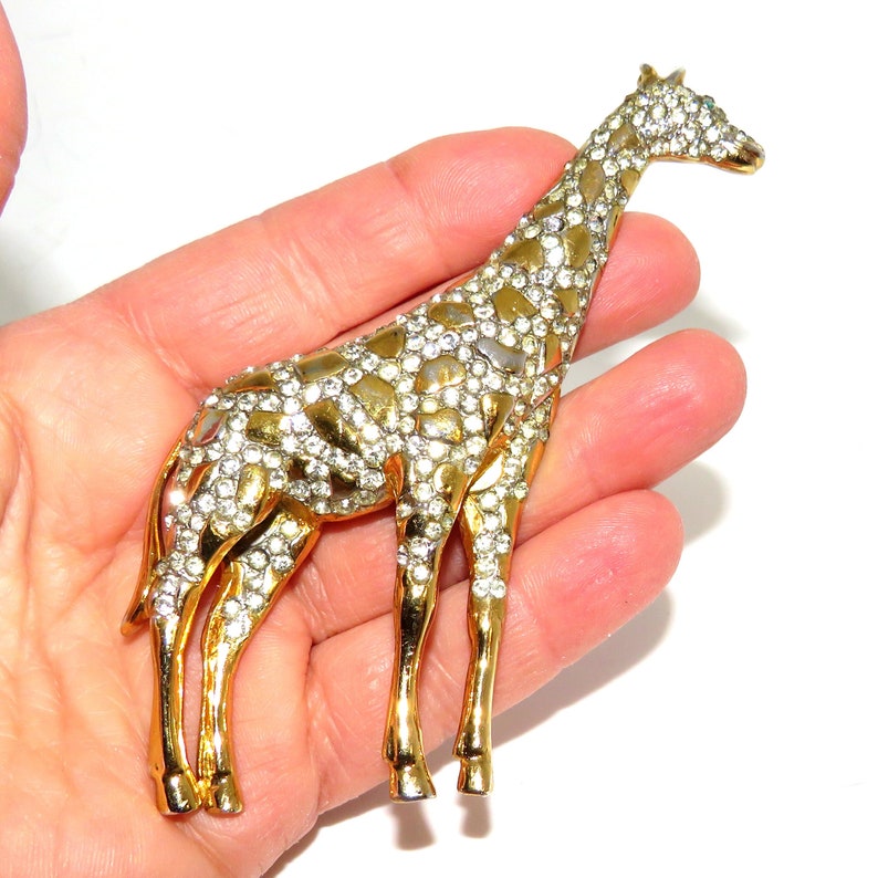 Vintage Coro Giraffe Pin - Etsy