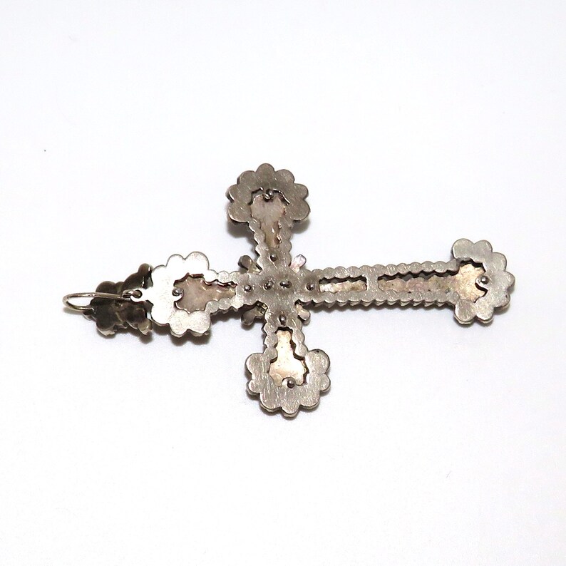 Victorian Bohemian Garnet Cross Pendant - Etsy