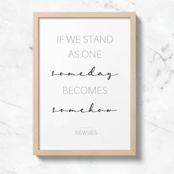 Newsies Poster - Etsy