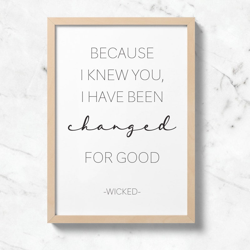 Wicked Quote - Etsy