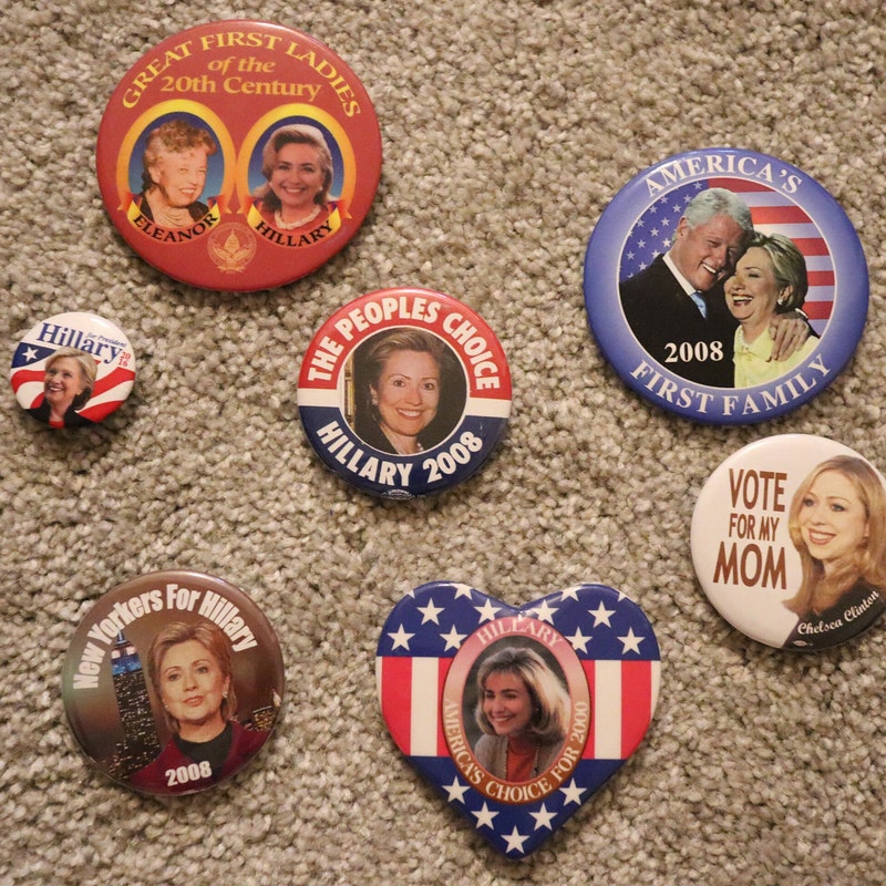 Hillary Clinton Pin - Etsy
