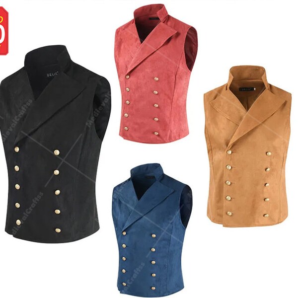 Double Breasted Vest - Etsy