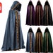 Renaissance Vampire Hooded Cloak Medieval Viking Witch Cloak - Etsy UK