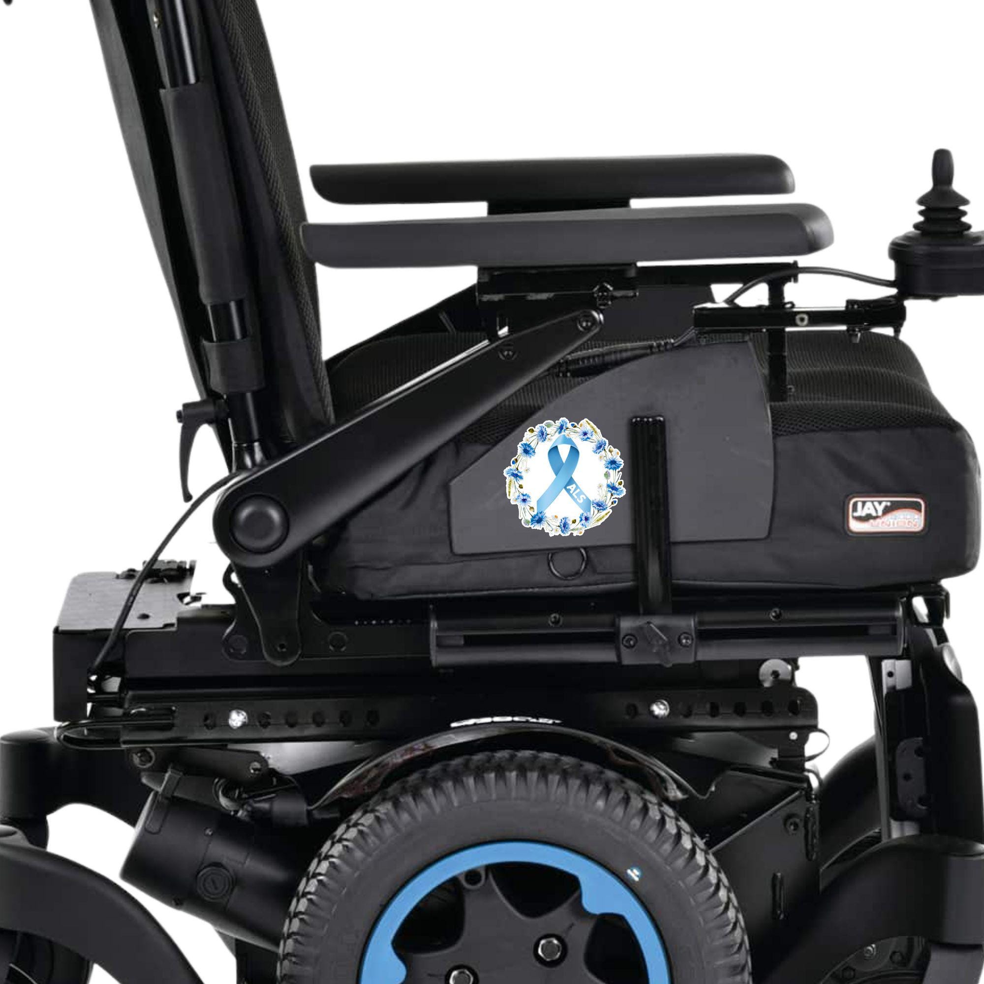 ALS Awareness Ribbon Decal: Lou Gehrig's Disease Support Sticker for ...