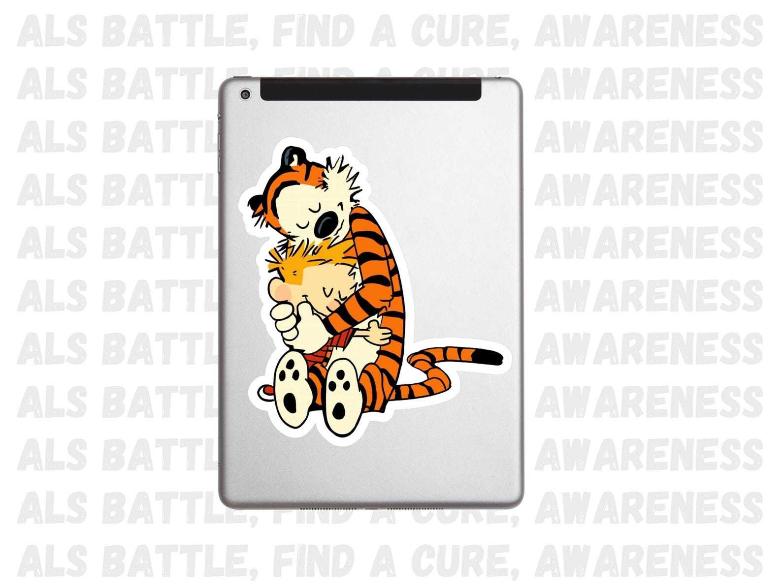 Calvin and Hobbes Hugging Stickers - Etsy
