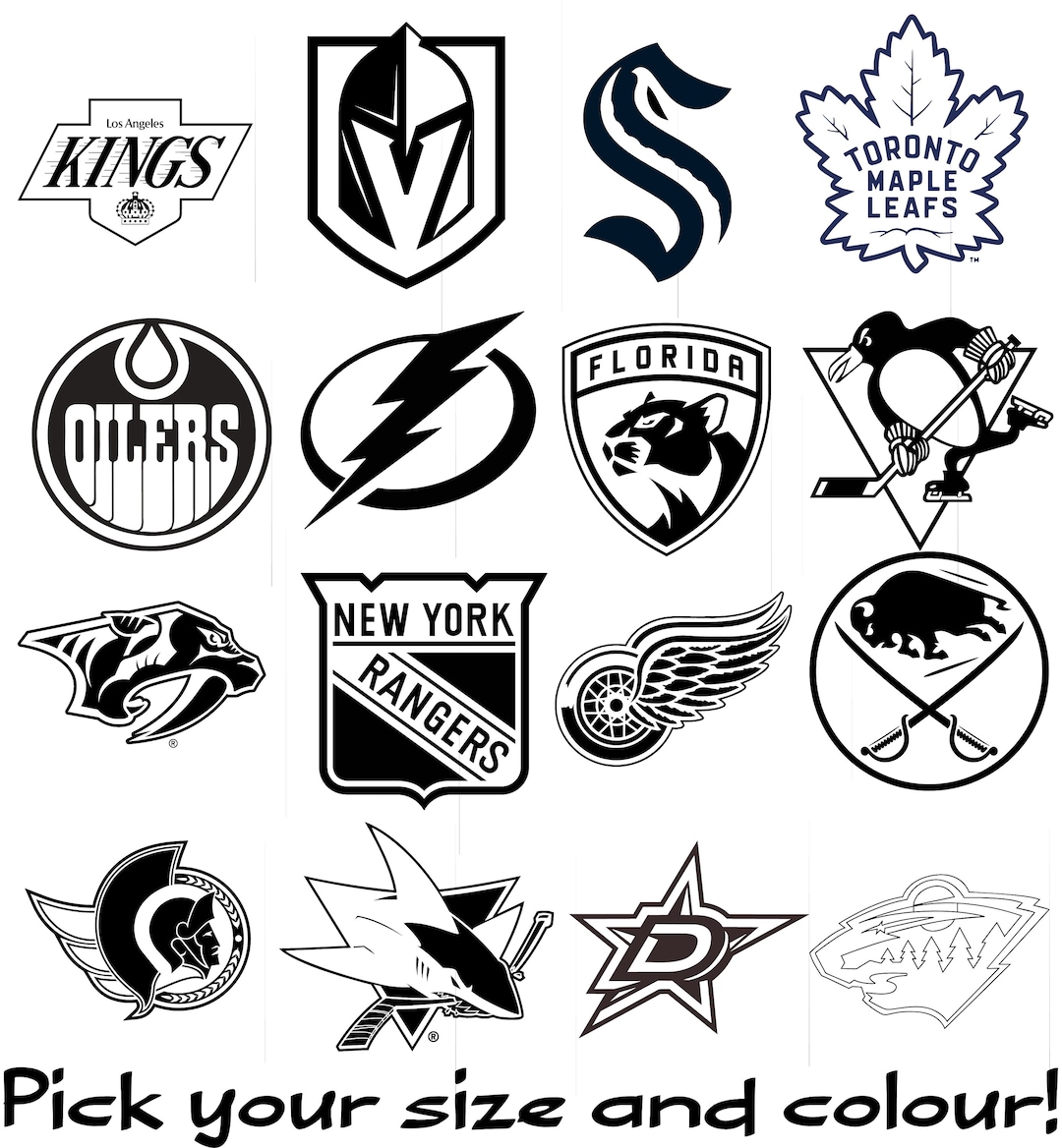 NHL Team Logo Window/wall Decals - Etsy
