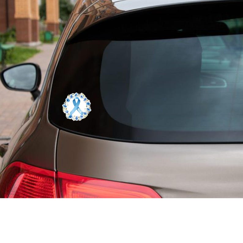 ALS Sticker, ALS Awareness Stickers, Lou Gehrig's Disease, Round ...