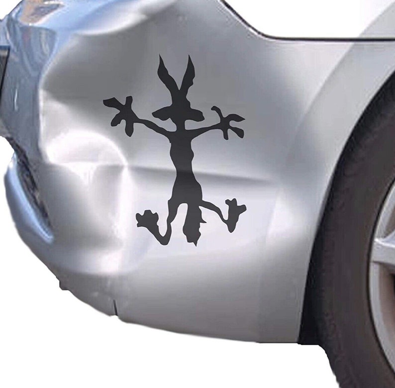 Wile E Coyote Splat Vinyl Sticker Decal for Car or Window Great for ...