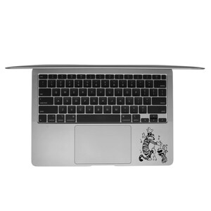 Calvin and Hobbes Dancing Decal: Fun Cartoon Sticker for Car, Laptop ...