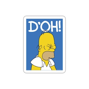Homer Simpson Stickers - Etsy