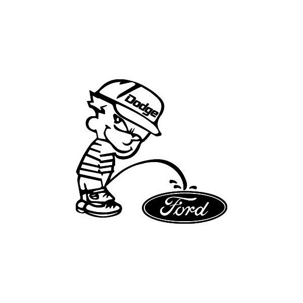 Chevy Vs Ford Sticker