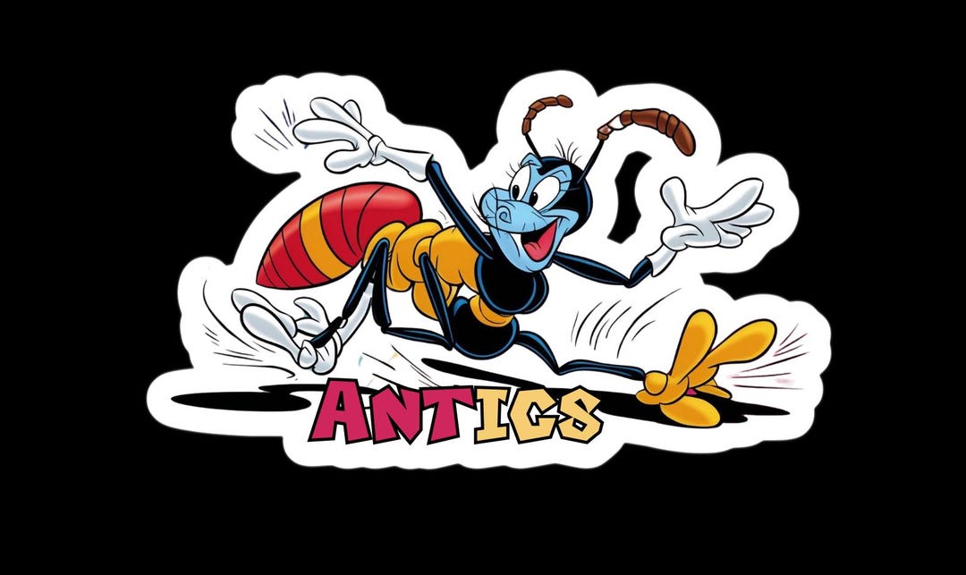 The Ant Cartoon ANTICS Sticker Great for Your Laptops, Mugs, Phones and ...