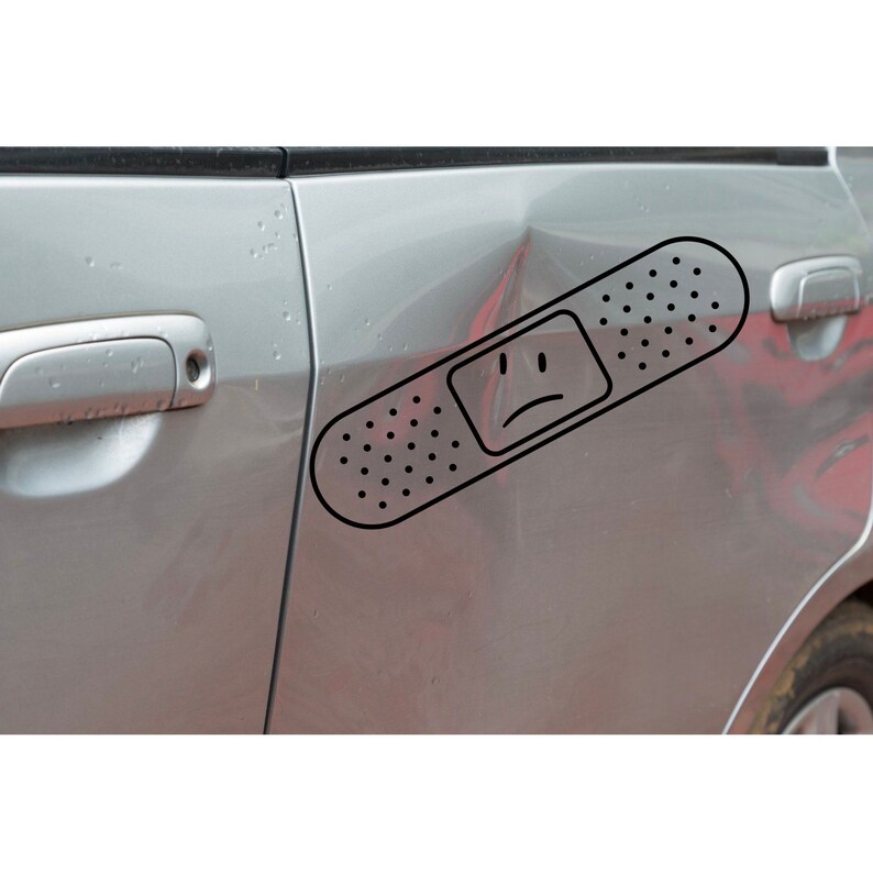Band-aid Vinyl Decal | Band-aid Car Sticker | Bandage Vinyl Car Truck ...