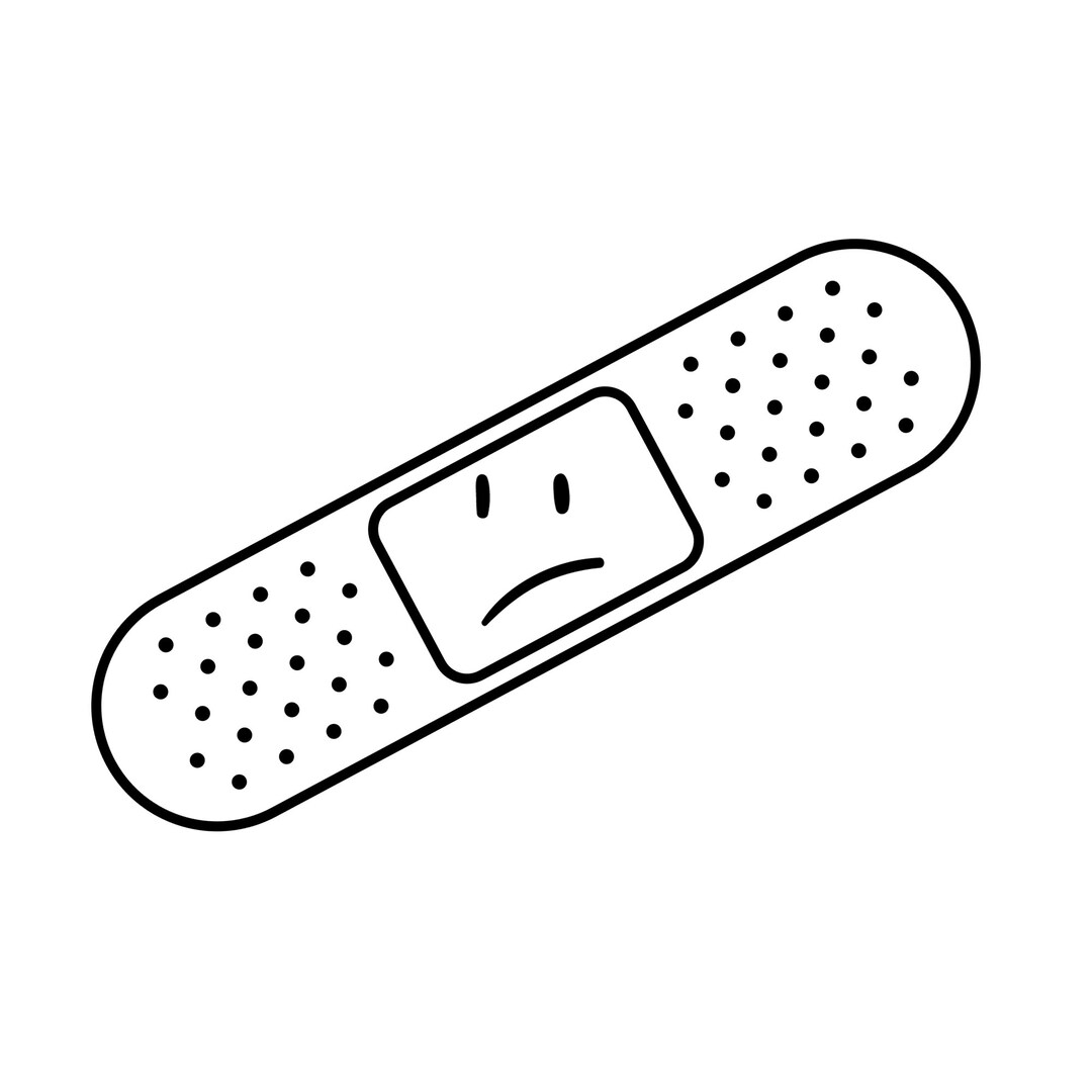 Band-aid Vinyl Decal | Band-aid Car Sticker | Bandage Vinyl Car Truck ...