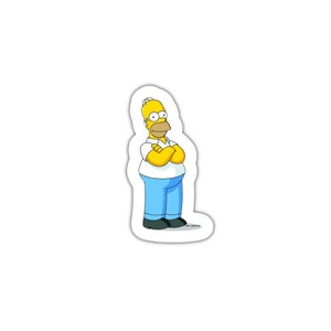 Homer Simpson Stickers - Etsy