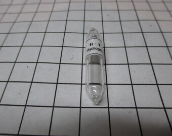 Pure Helium Gas Ampoule Element Sample Low Pressure in Labeled Glass ...