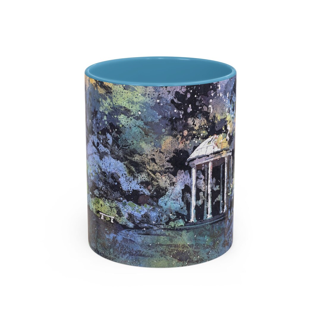 UNC Old Well Chapel Hill Accent Coffee Mug (11 and 15oz)- Duke College ...
