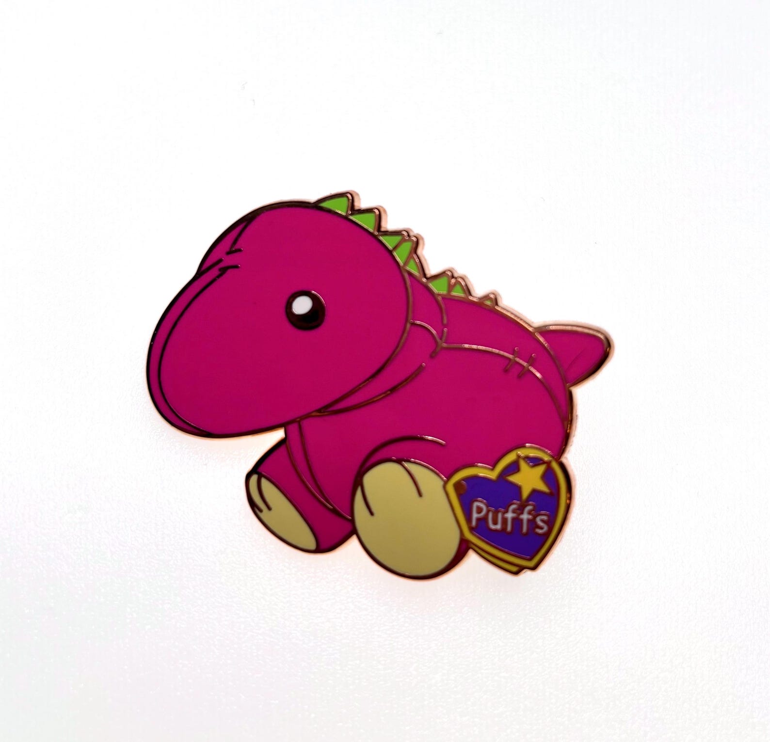Beanz and Puffs Plushie Enamel Pin - Etsy