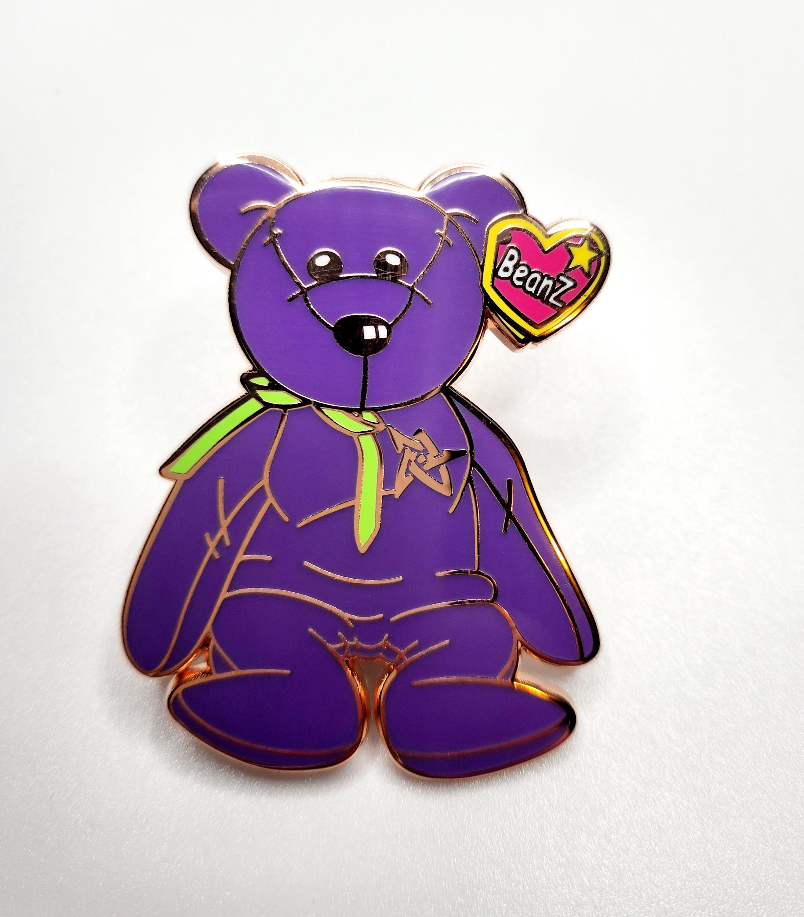 Beanz and Puffs Plushie Enamel Pin - Etsy