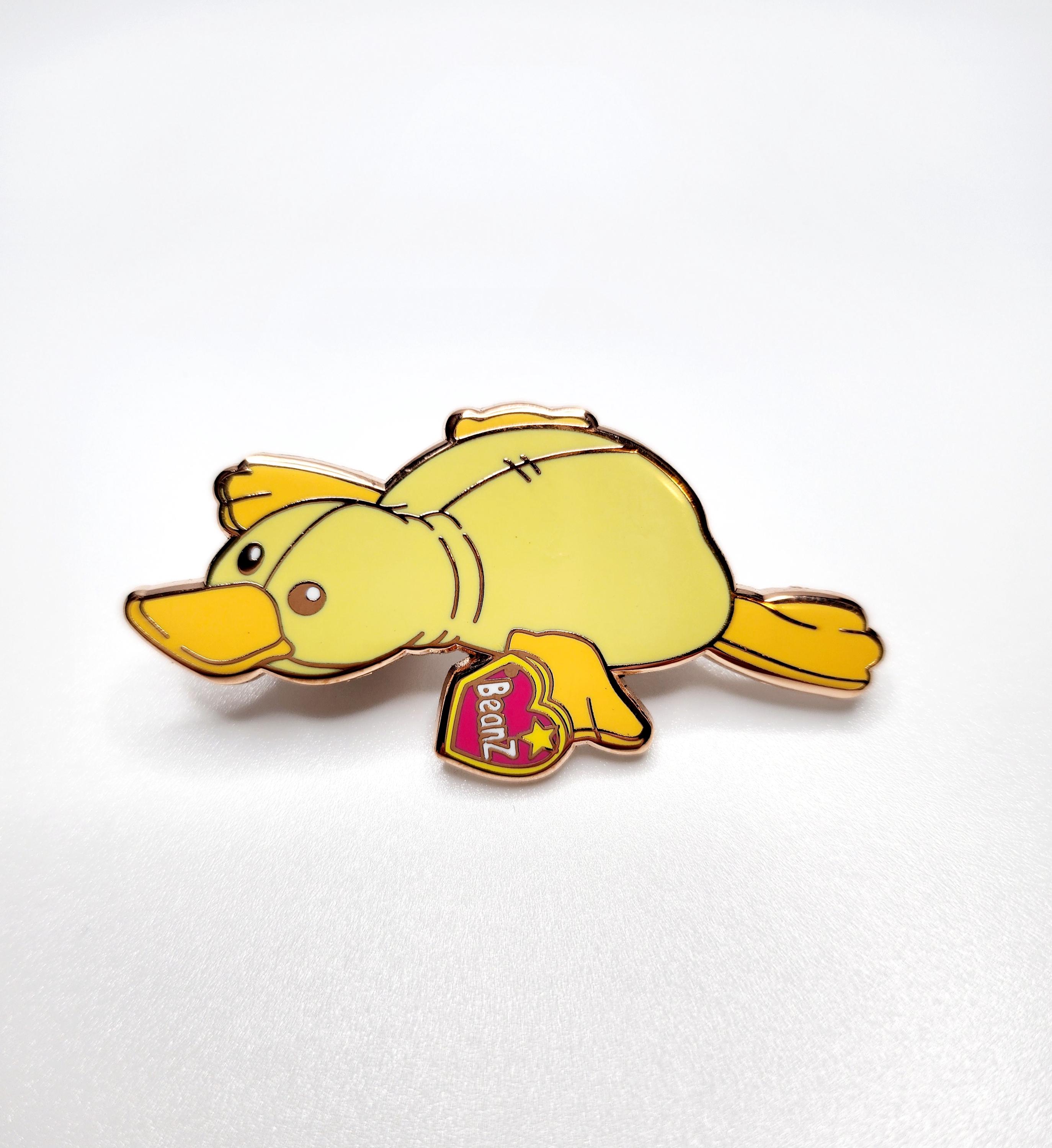 Beanz and Puffs Plushie Enamel Pin - Etsy