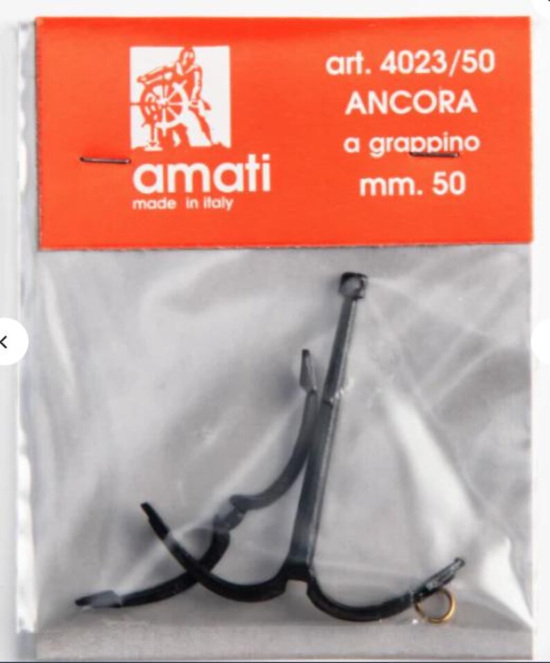 Ship Model Grapnel Style Anchor, 50mm. Ship Model Anchors by Amati - Etsy