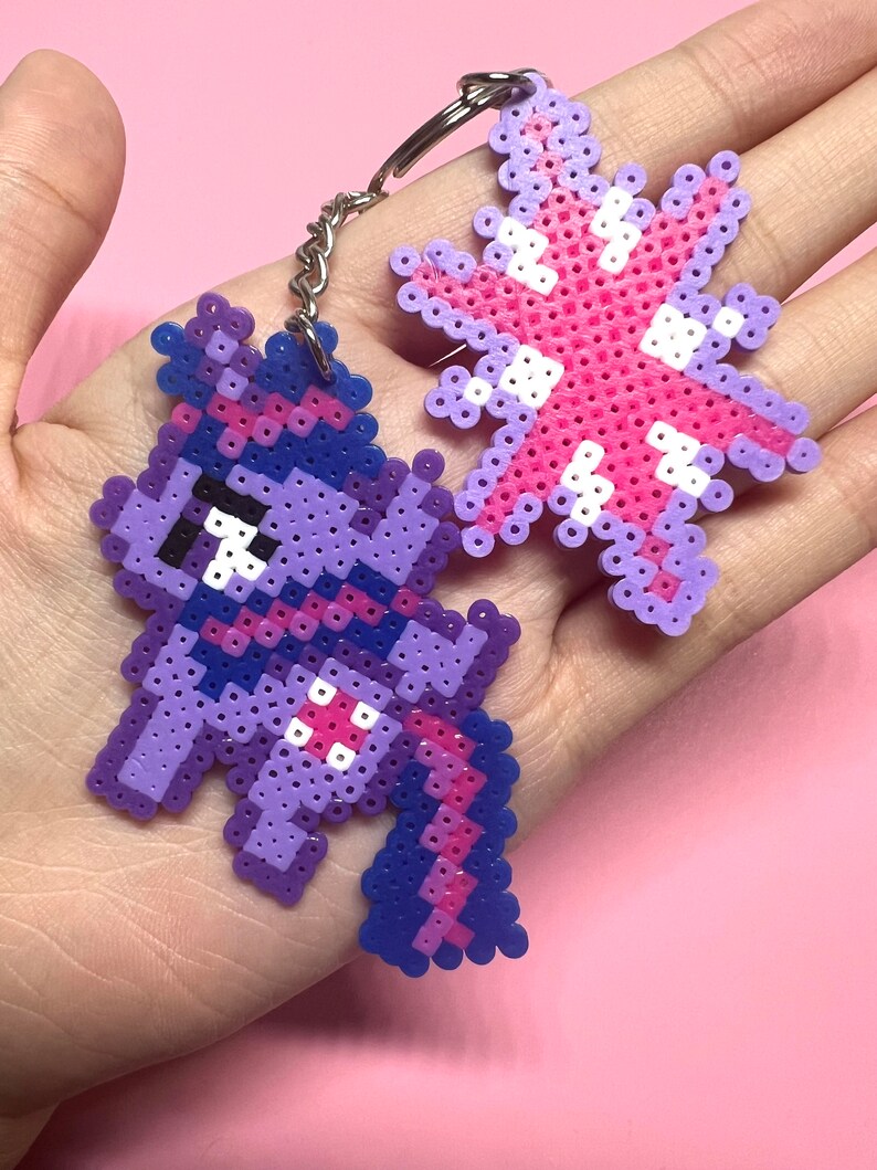 My Little Pony Perler Bead Keychain - Magnet - Etsy
