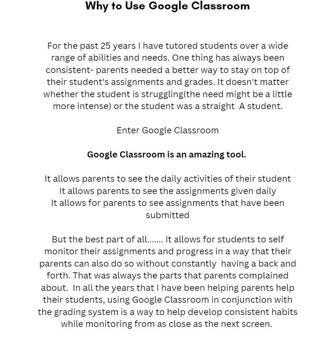 A Simple Guide to Understanding Your Student's Google Classroom. A ...