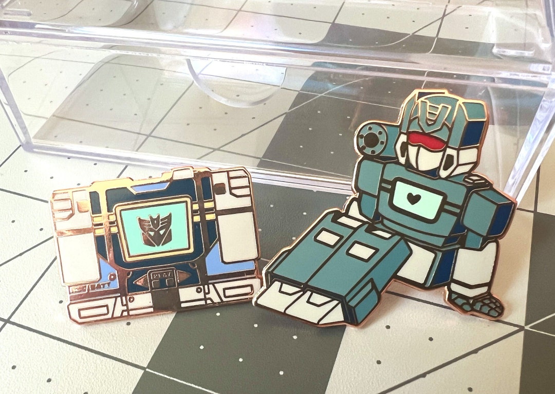 Transformers Soundwave Cassette Player Enamel Pin - Etsy
