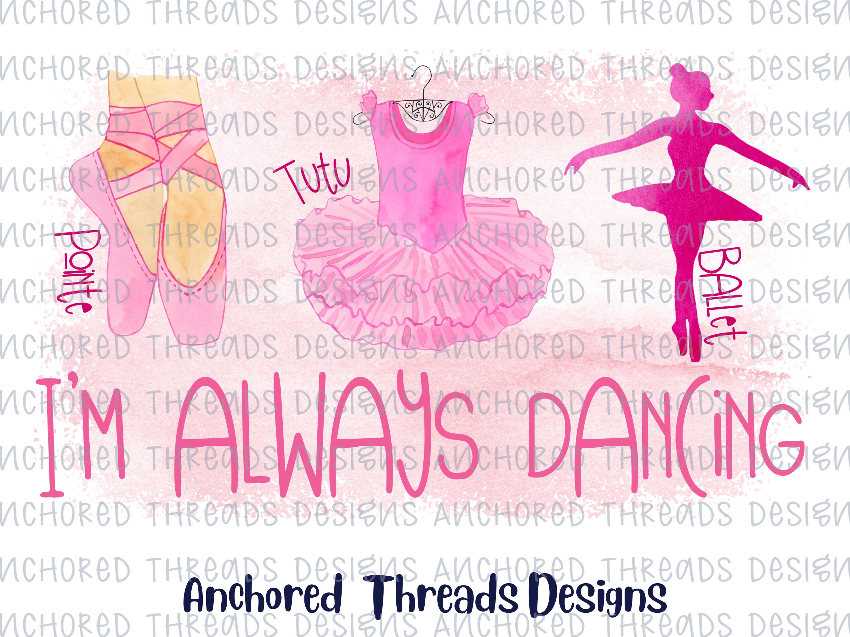 Dance Trio DIGITAL DOWNLOAD - Ballet Dance Trio Design - Dance PNG ...