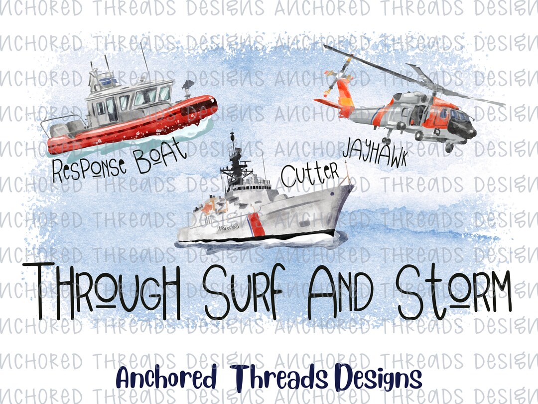 Coast Guard Military Trio DIGITAL DOWNLOAD - Coast Guard Shirt Design ...