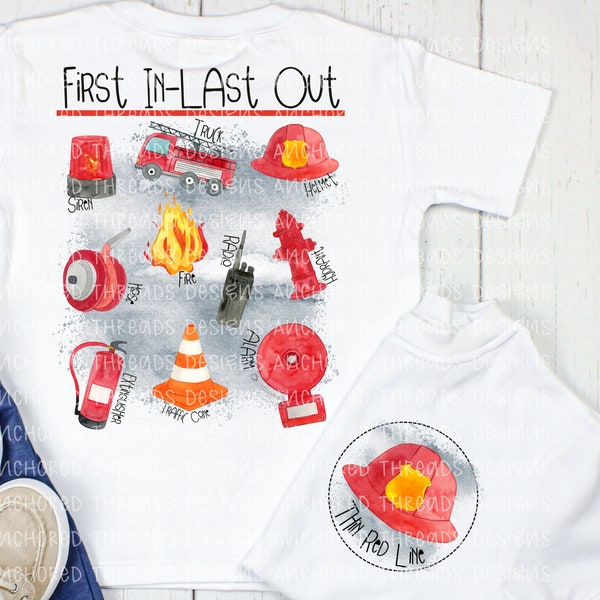 Firefighter First in Last Out - Etsy