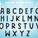 90s Bright Modern Alpha - Two Tone Alpha - PNG Alphabet - Retro Alpha ...